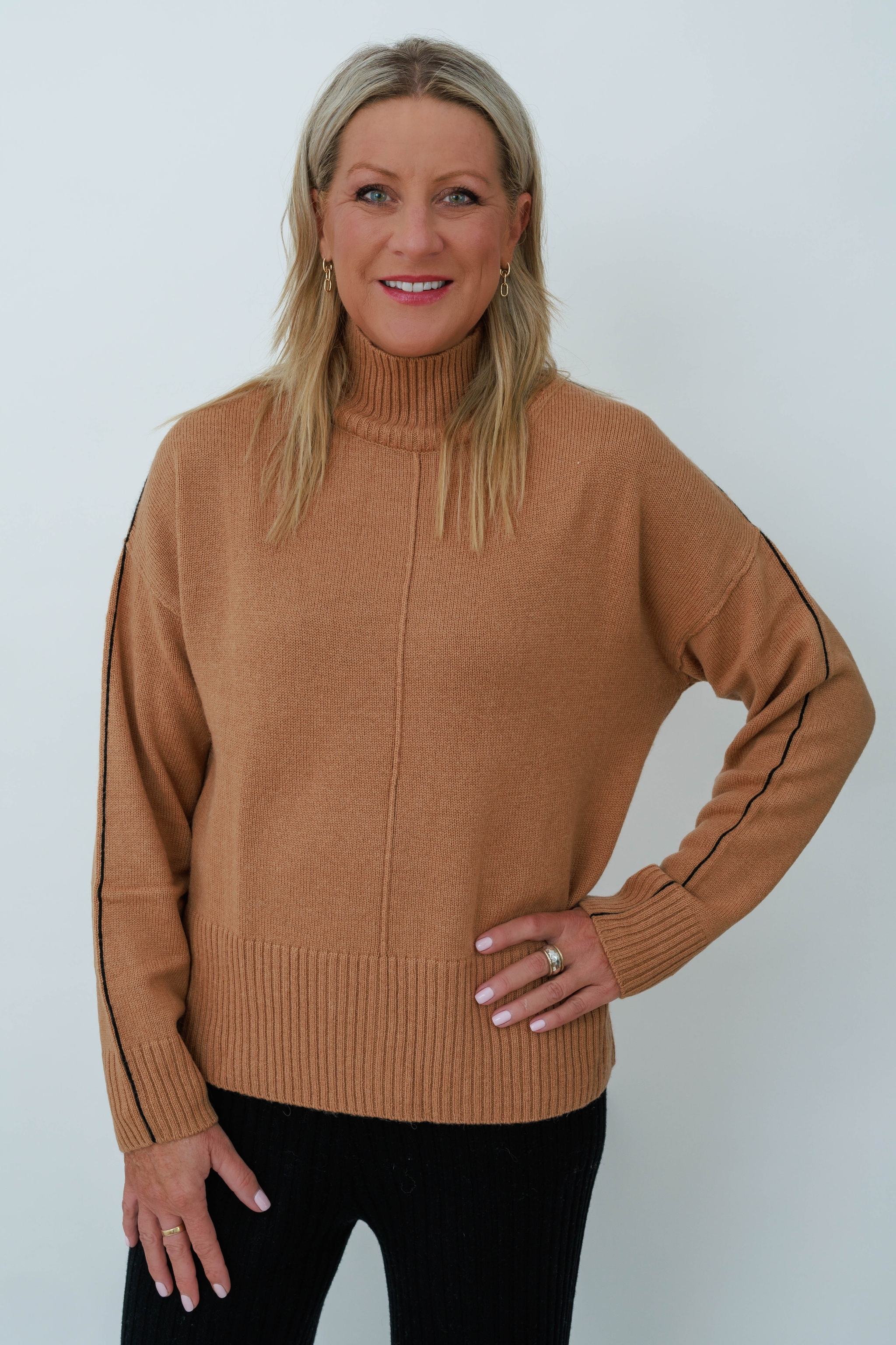 MerinoSnug Alpaca Merino Wool Jumper – High Neck Style – Merinoandco